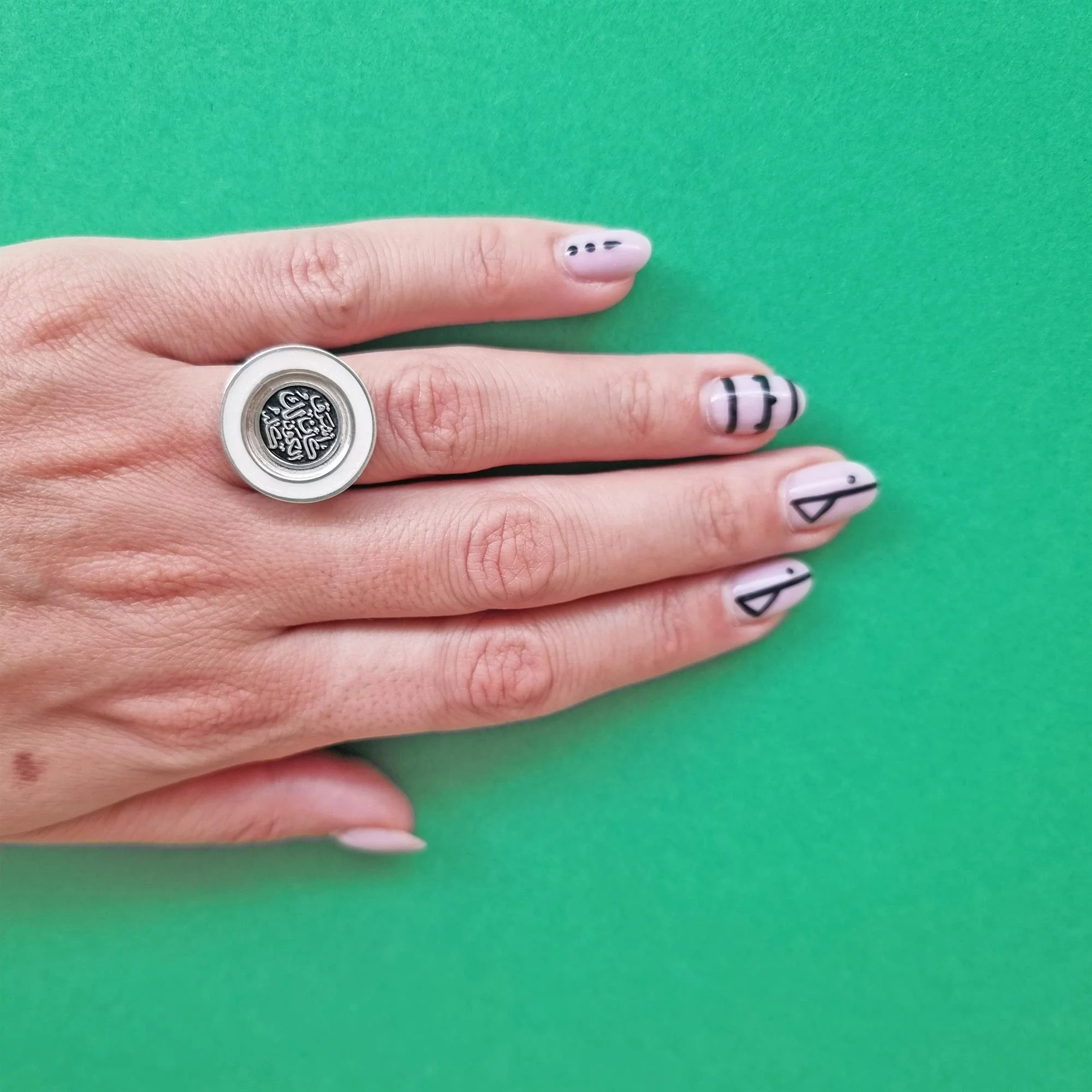 Ring Light - Caligraphy Plus Stone Rings | Les Classiques - A Little ...