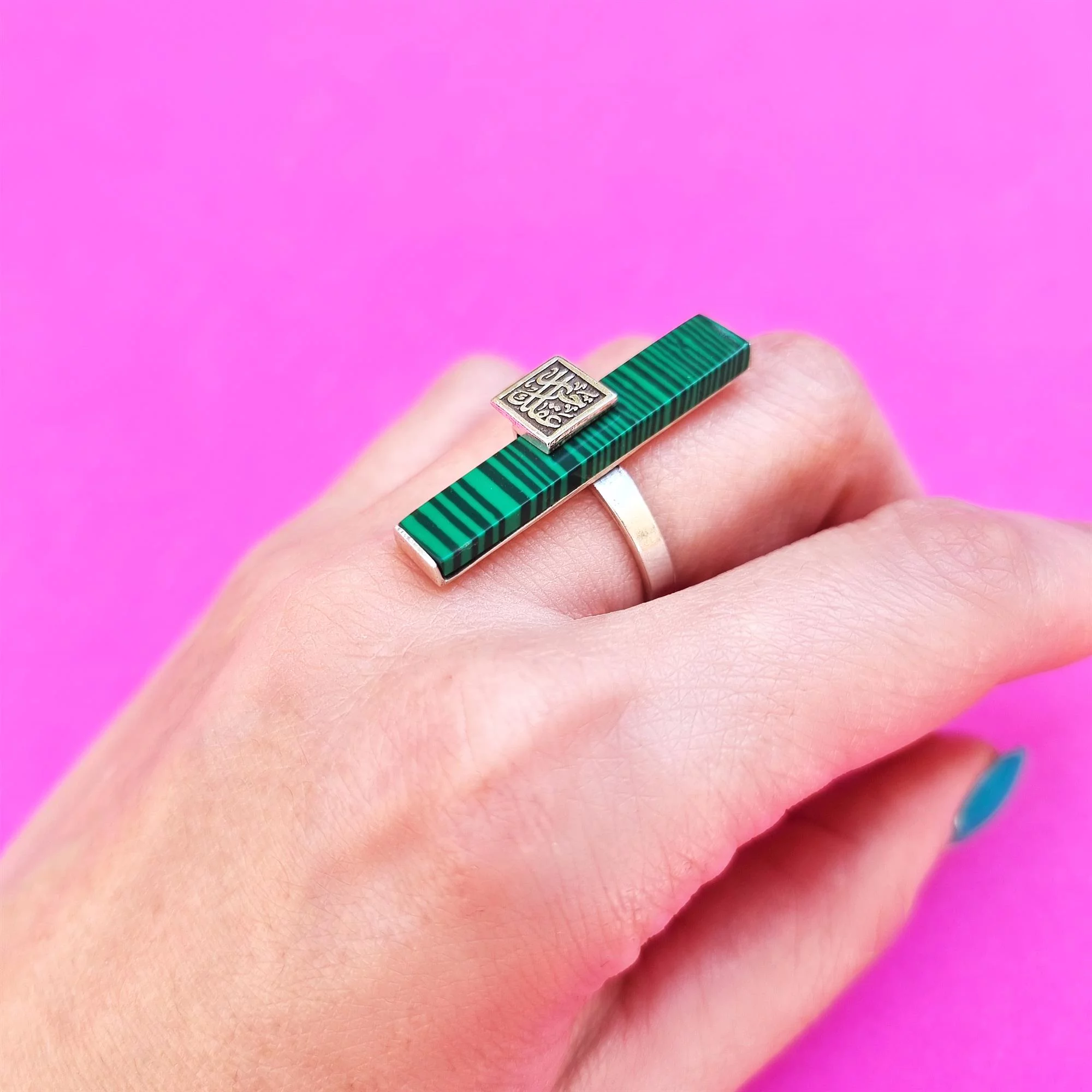 i Ring - Caligraphy Plus Stone Rings | Integrated Collection - A Little ...