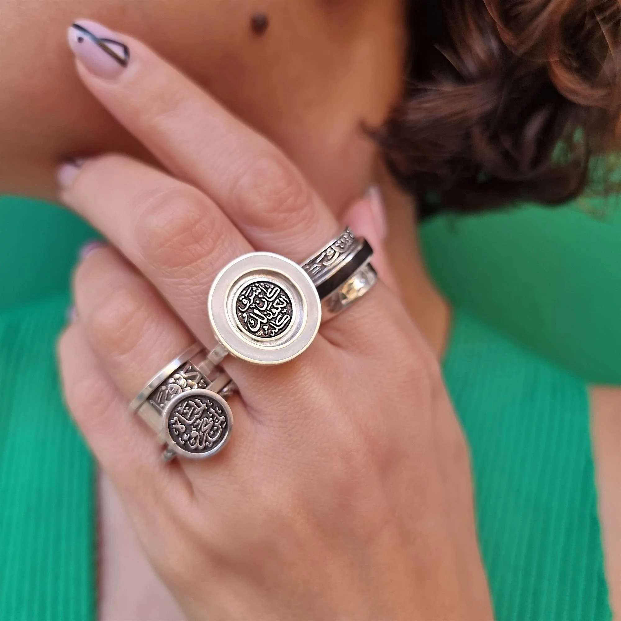 Ring Light - Caligraphy Plus Stone Rings | A Little Piece of C. - A ...