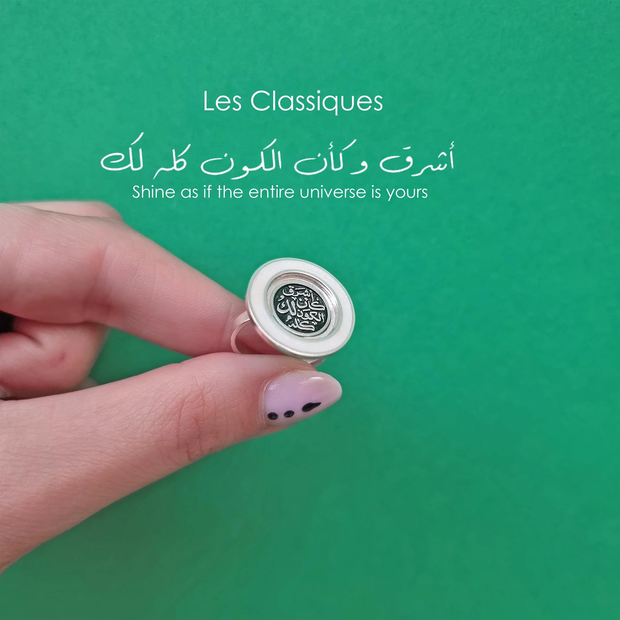 Ring Light - Caligraphy Plus Stone Rings | Les Classiques - A Little ...