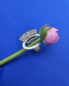 Crown Flow Ring - Caligraphy Plus Stone Rings | l'Aube Collection - A ...