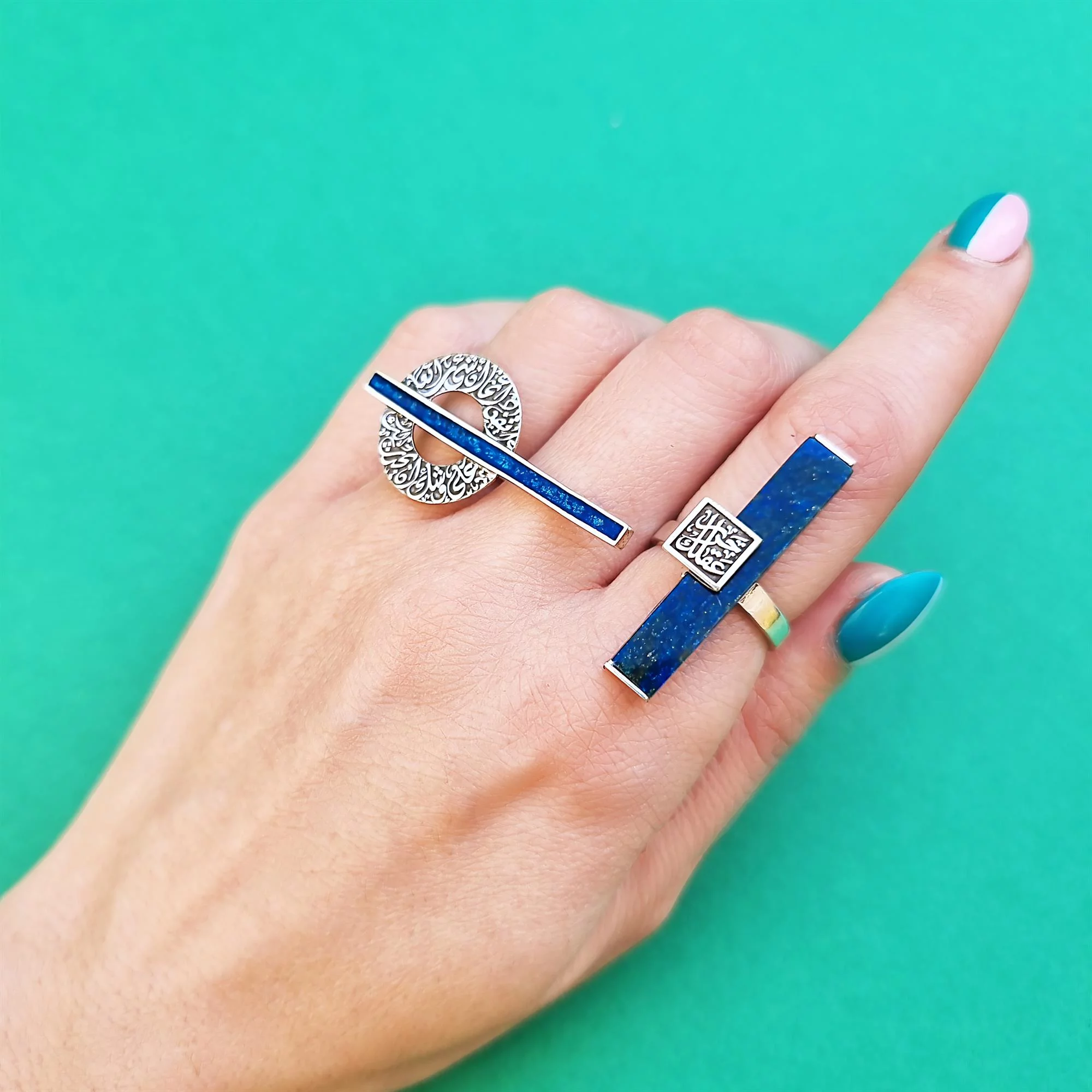 i Ring - Caligraphy Plus Stone Rings | Integrated Collection - A Little ...