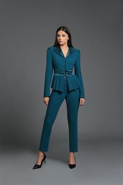 Dania Petrol Suit - Pant Suits - Cosmoleb
