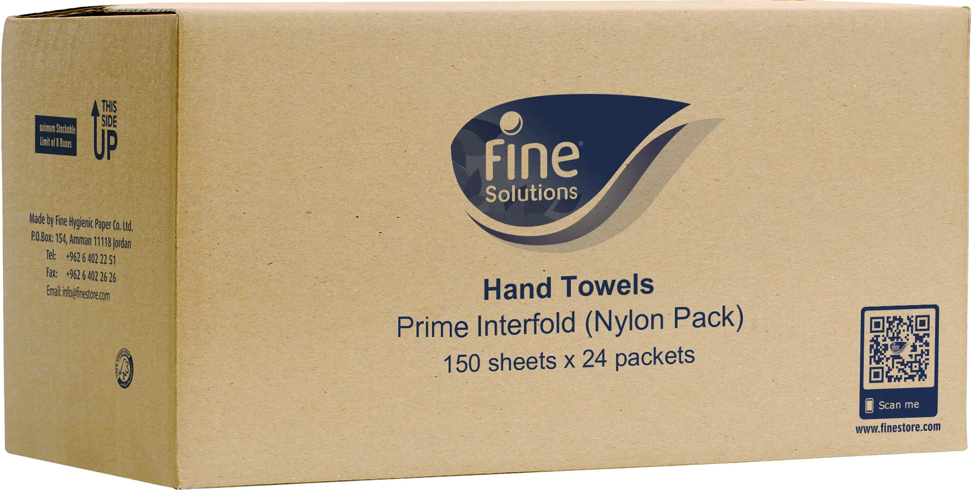 Interfold Prime Hand Towels, 150 Sheets X 24 Packets - Interfold | Fine ...