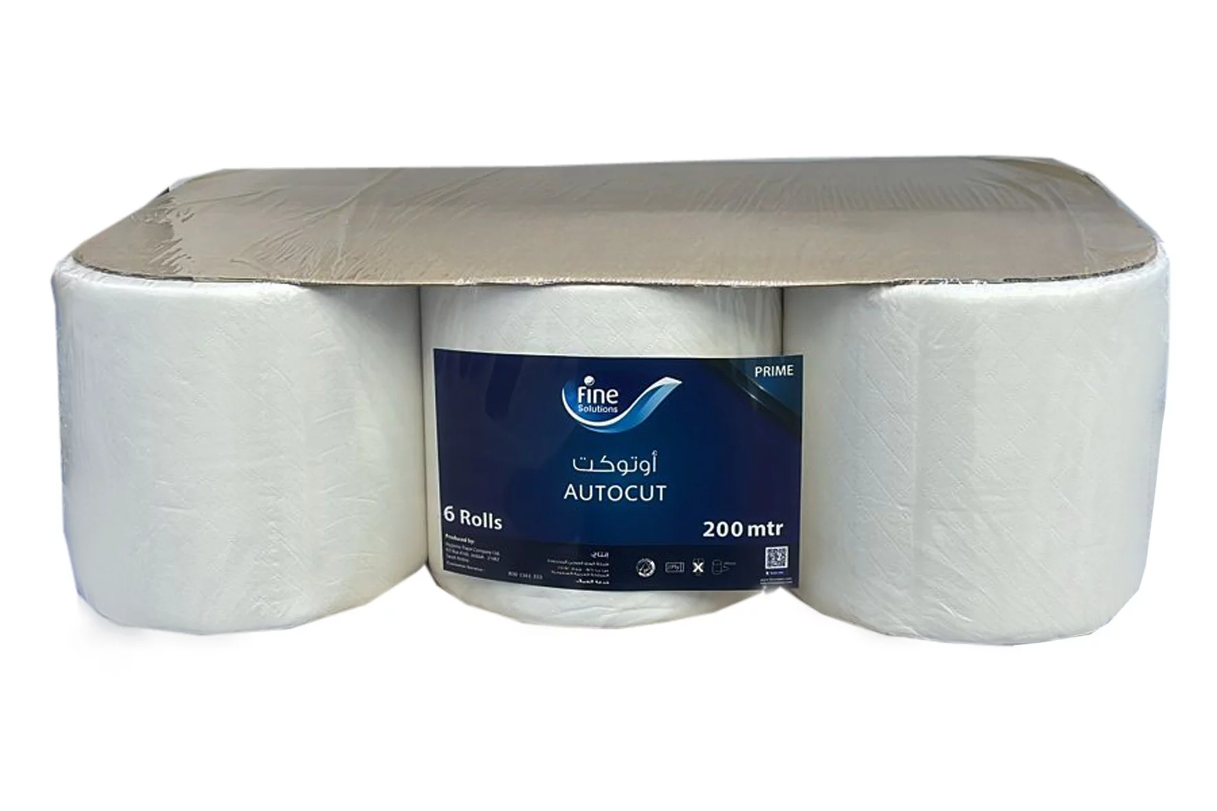 Prime Auto Cut Hand Towels Prime, 200 Meters X 6 Rolls - Autocut | Fine ...