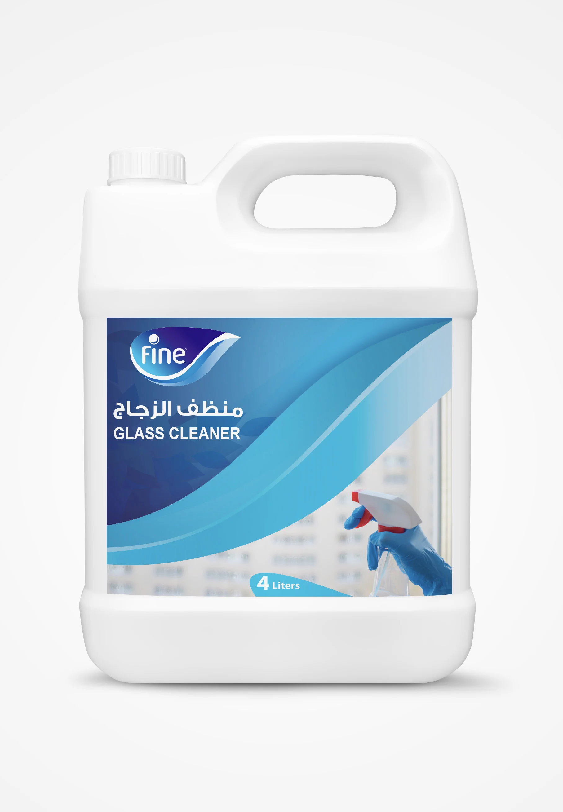 منظف زجاج 4 لتر × 4 جالون - Glass cleaner - Fine Store KSA