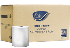 Autocut Hand Towels, 140 Meters X 6 Rolls - Autocut | Fine Solutions ...