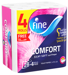 Toilet Comfort 175 Sheets 32*4 (28+4 offer) - رولات تواليت اعتيادية ...