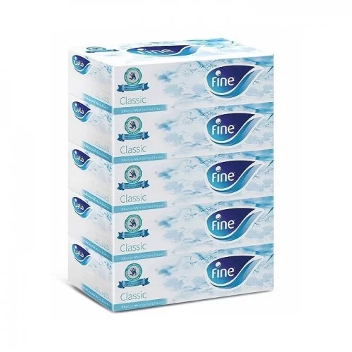 Facial Tissues Fine Classic 86X2 Plies (Carton of 6x6) - Rectangular ...