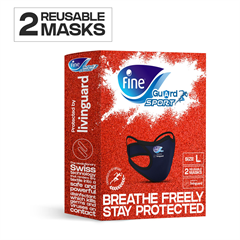 2 x Fine Guard Sport Face Masks - Face Masks - Fine UAE