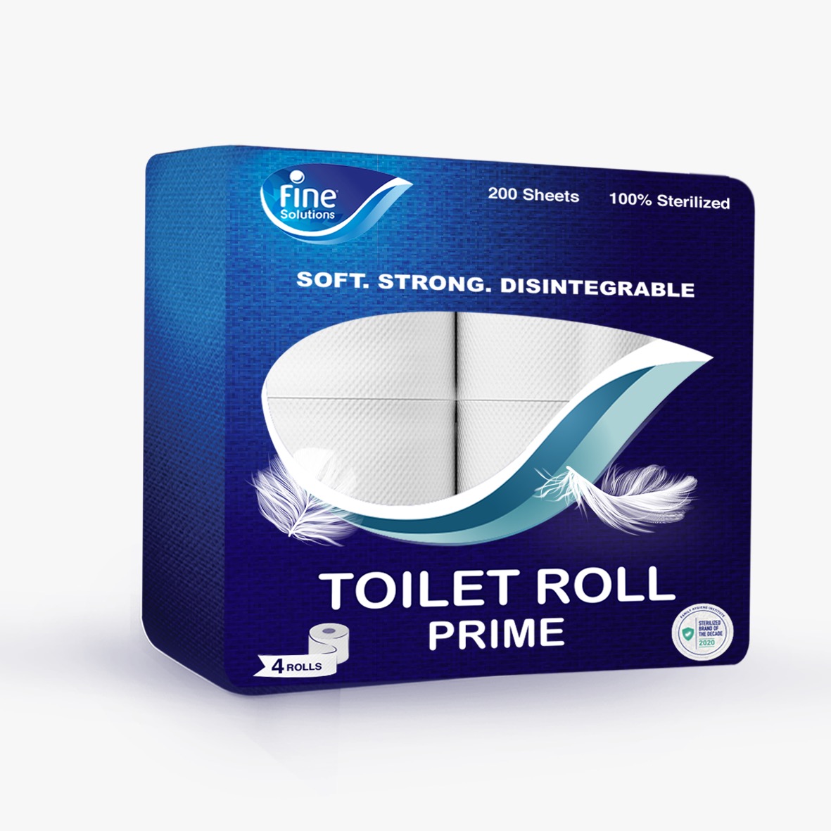 Toilet Tissue Rolls , 200 Sheets X 48 Rolls - Toilet Roll - Fine Store KSA