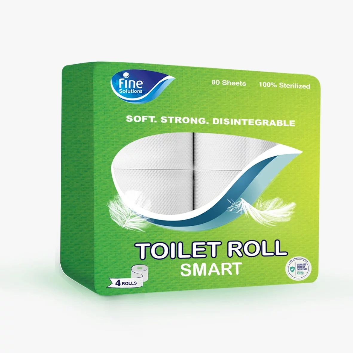 Toilet Tissue Rolls , 80 Sheets X 48 Rolls - Toilet Roll - Fine Store KSA