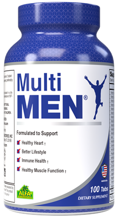 Multi Men - 100 Tablets - Multivitamin | Alfa Vitamins - Kaybee Pharma