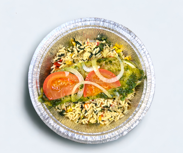 (V) Filet de poisson Basa servi avec du riz - Vegetarian - Le Doral ...