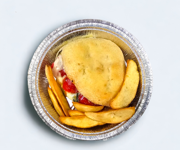 Halal - Chicken & Mozzarella Focaccia Sandwich** - sandwich & wraps ...