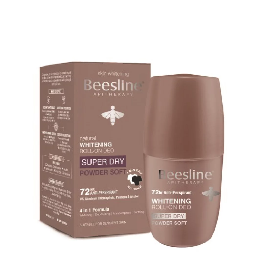 Beesline Whitening Roll-On Deo, Super-Dry Powder Soft - Deodorants ...