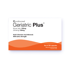 Geriatric Plus - 30 Capsules - Vitamins & Supplements | eurobiomed ...