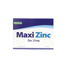 Green Made Maxi Zinc 25mg 15 Capsules - supplement | GREEN MADE ...