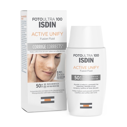 Isdin Foto Ultra 100 Active Unify Fusion Fluid SPF 50+ - Creams, Gels ...