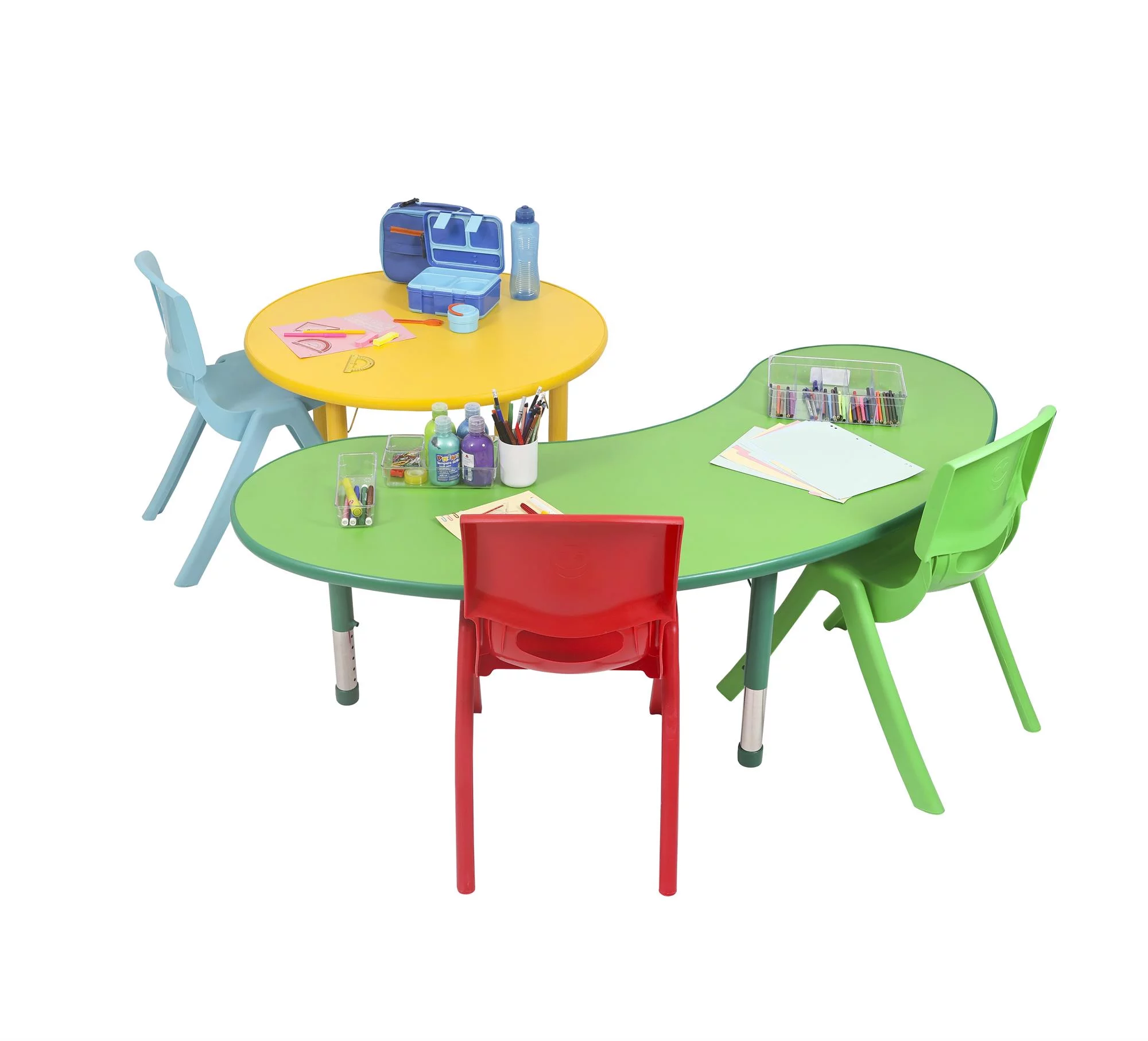 Olivia Round Kids Table - Durable & Easy-to-Clean - Tables & Desks ...