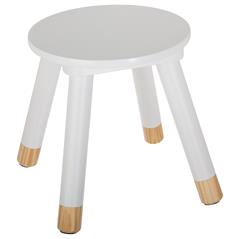 White Sweet Stool - Ideal for Kids, 24cm Diameter - Stools - Panda Boutique