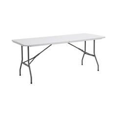 Alba Rectangular Folding Table - Heavy Duty and Portable - Folding ...