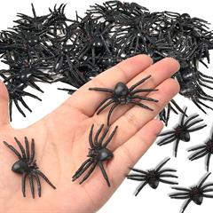 SMALL RUBBER SPIDERS BAG OF 12 PCS - PROPS - Party and More