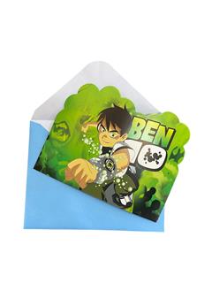 BEN TEN INVITATION CARDS - BEN TEN - Party and More