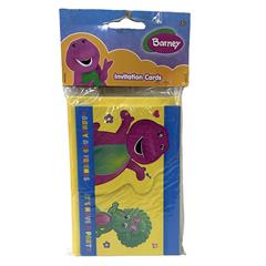 BARNEY INVITATION CARDS - BARNEY - Party and More