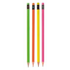 ABC Neon Pencil with Eraser HB,Pack of 12 - Writing Pens & Pencils ...