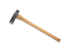 Sledge Axe for Log Splitting, 80 cm, 2.5 kg, Hand-Forged, Hickory ...