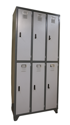 6 Shutter Metal Locker - Lockers - Unico Art