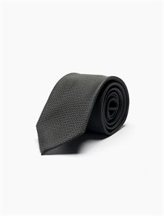 Black geometric diamond pattern tie - Ties - Wear ZED