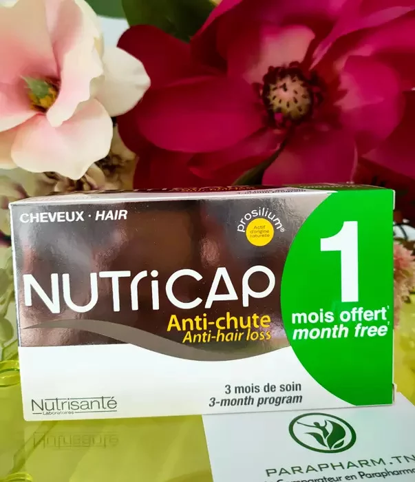 Nutricap Anti Chute Caps- Anti Hair loss capsules, 60 Capsules and 180 ...