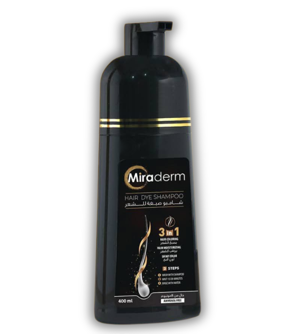 Miraderm Hair Dye Shampoo – Effortless Hair Color in One Wash - Hair ...