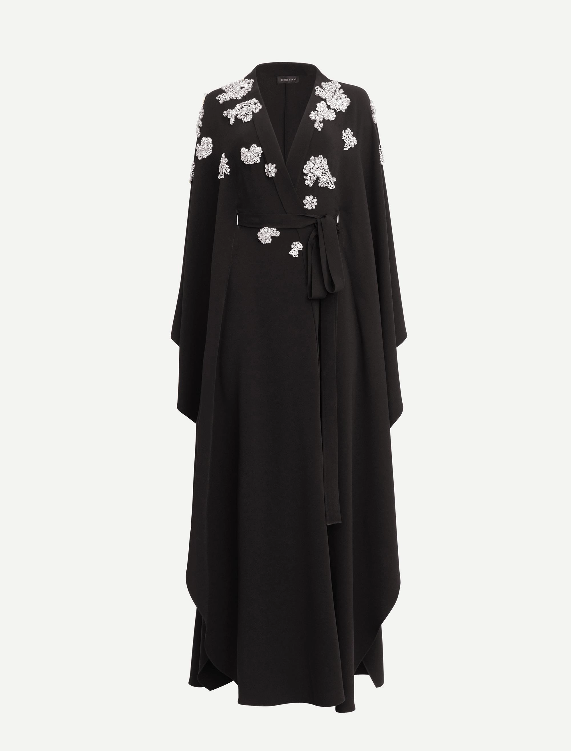 Cady Embroidered Cape Dress - Dresses - Zuhair Murad