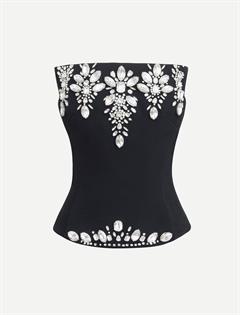 Cady Embroidered Top - TOPS - Zuhair Murad